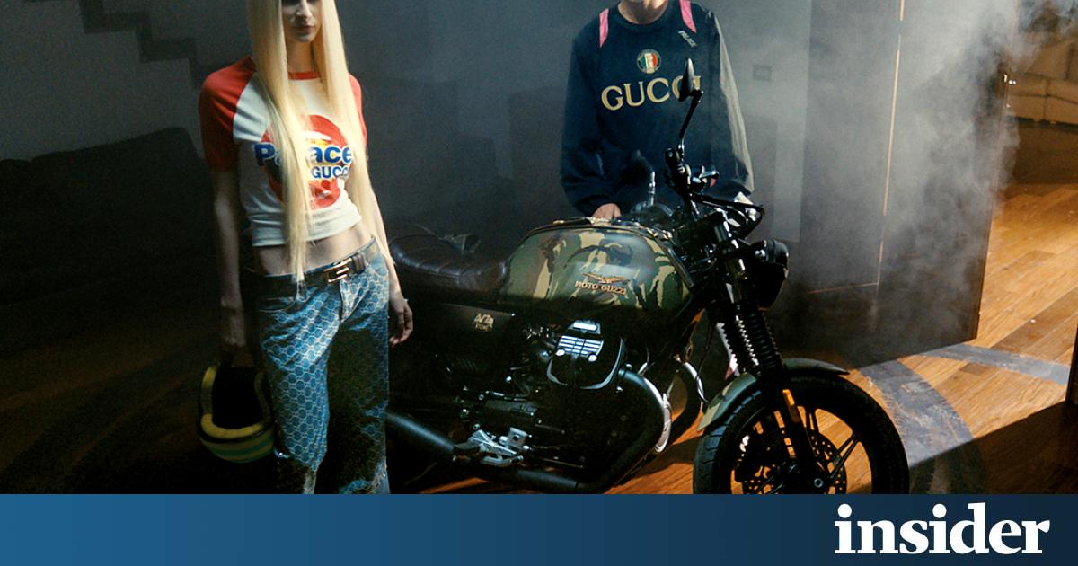 Palace x Gucci Moto Guzzi V7 Stone: Η limited edition μοτοσικλέτα που ...