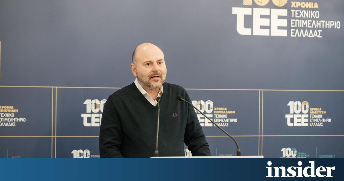 Στασινός για τα 100 χρόνια ΤΕΕ: Η ώρα της δράσης είναι τώρα για να ...