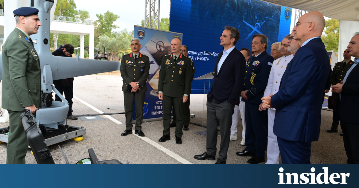 ΑΣΔΕΝ: Μητσοτάκης και Δένδιας στην τελετή ένταξης του συστήματος μη ...
