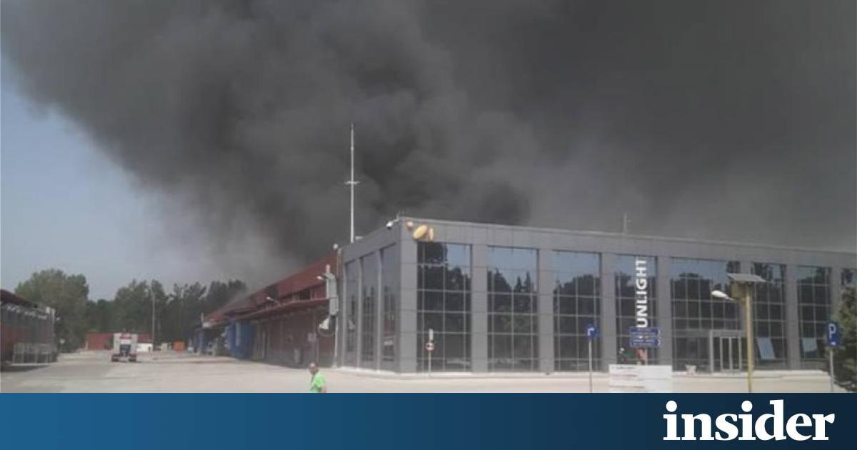 Sunlight: Υπό έλεγχο η πυρκαγιά στο εργοστάσιο στην Ξάνθη (pics&vid ...