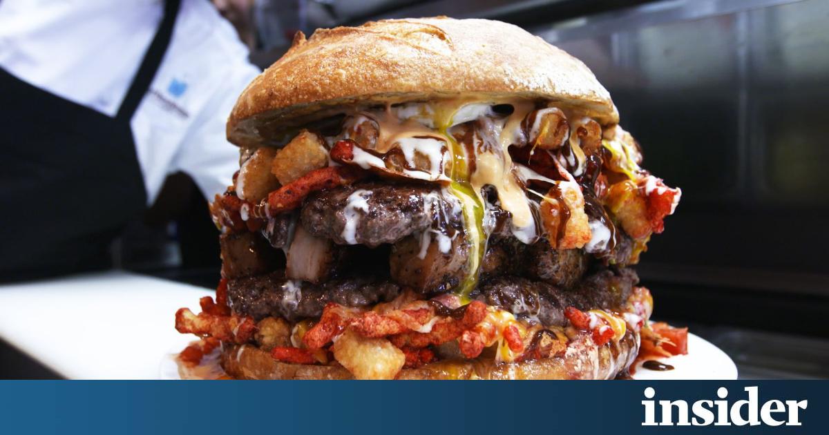 85 δολάρια για ένα burger 5 κιλών και χιλιάδων θερμίδων (vid) | Insider