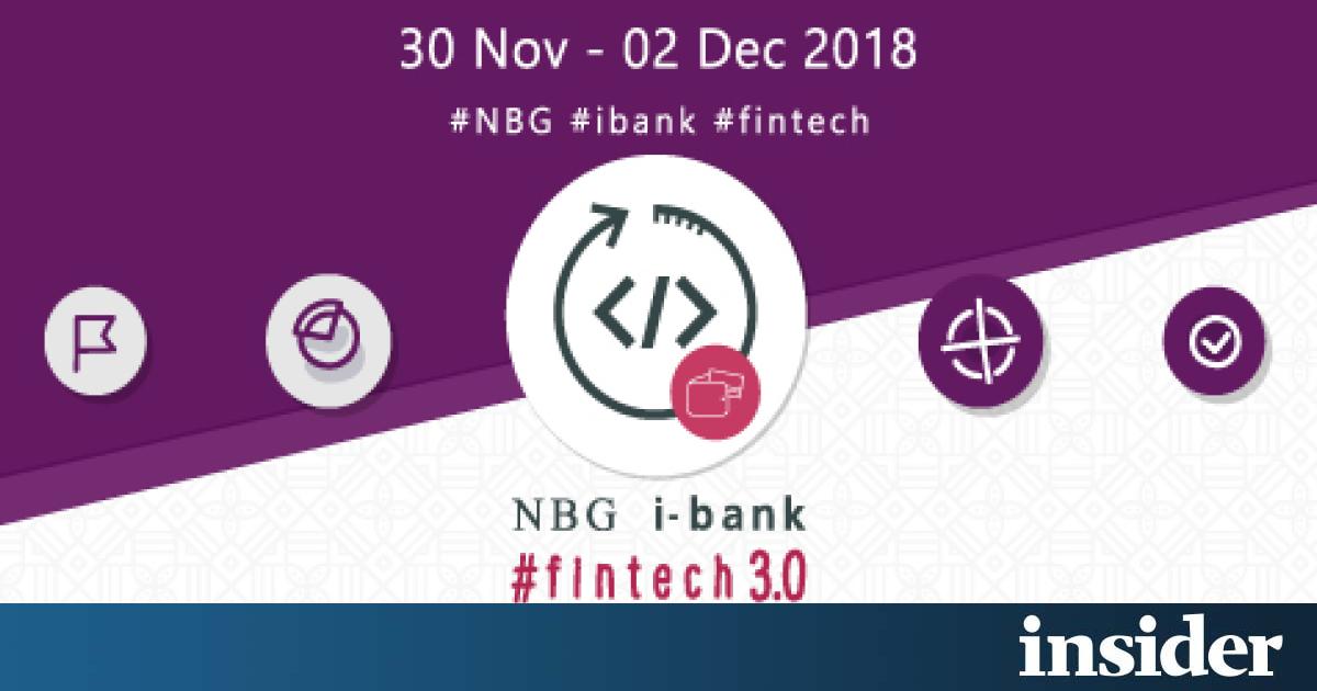Έρχεται το NBG i-bank #fintech 3.0 crowdhackathon της Εθνικής Τράπεζας | Insider